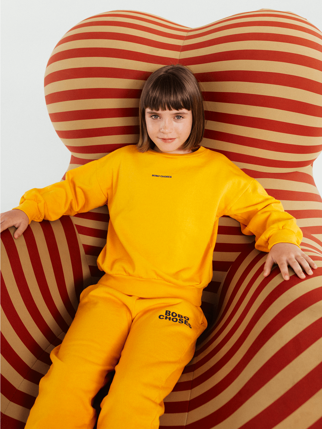 Off-White "Sun" Bodysuit and Trousers Set | Bobo Choses